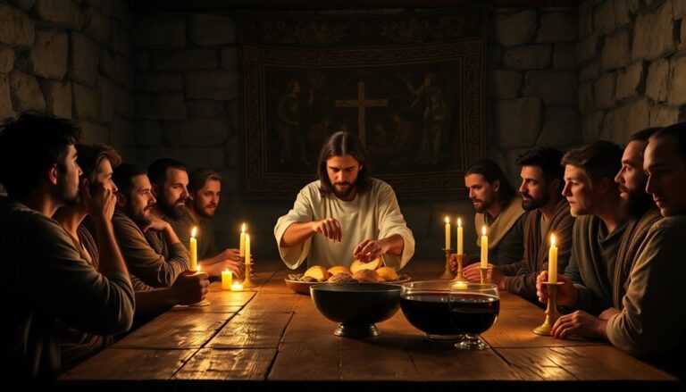 Jesus Shares a Final Meal With His Disciples Before His Crucifixion ...